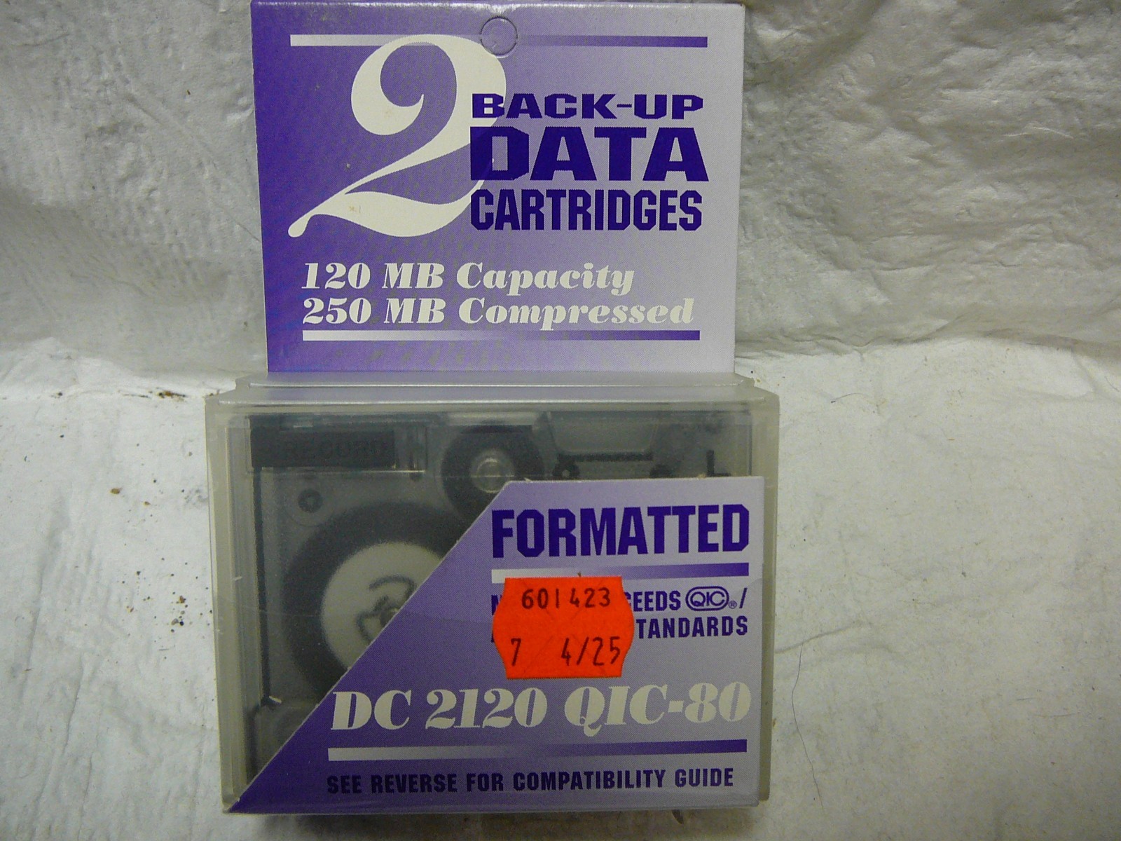 Blank Tapes & Data Cartridges 120MB Max. Storage Capacity DC 2120 QIC ...
