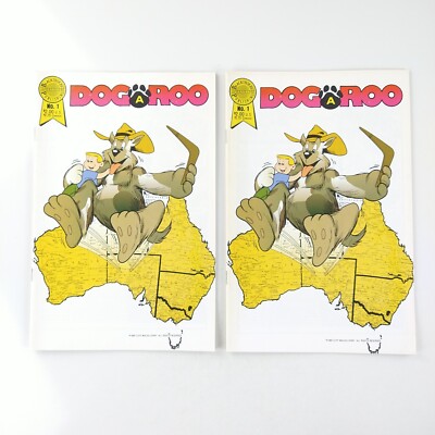 Dogaroo #1 Lot of 2 Australian Dog Kangaroo Comic (1988 Blackthorne ...