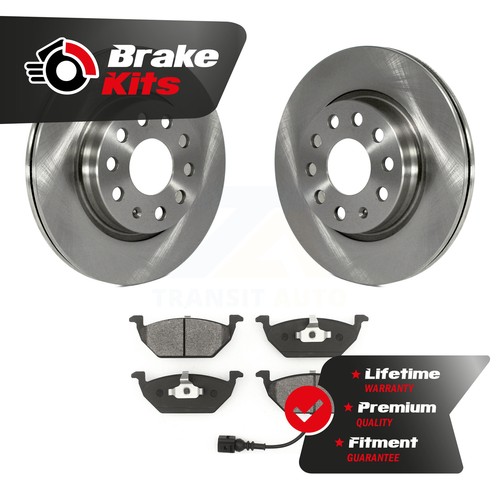 Front Disc Brake Rotors And Semi-Metallic Pad Kit For 2011-2015 ...