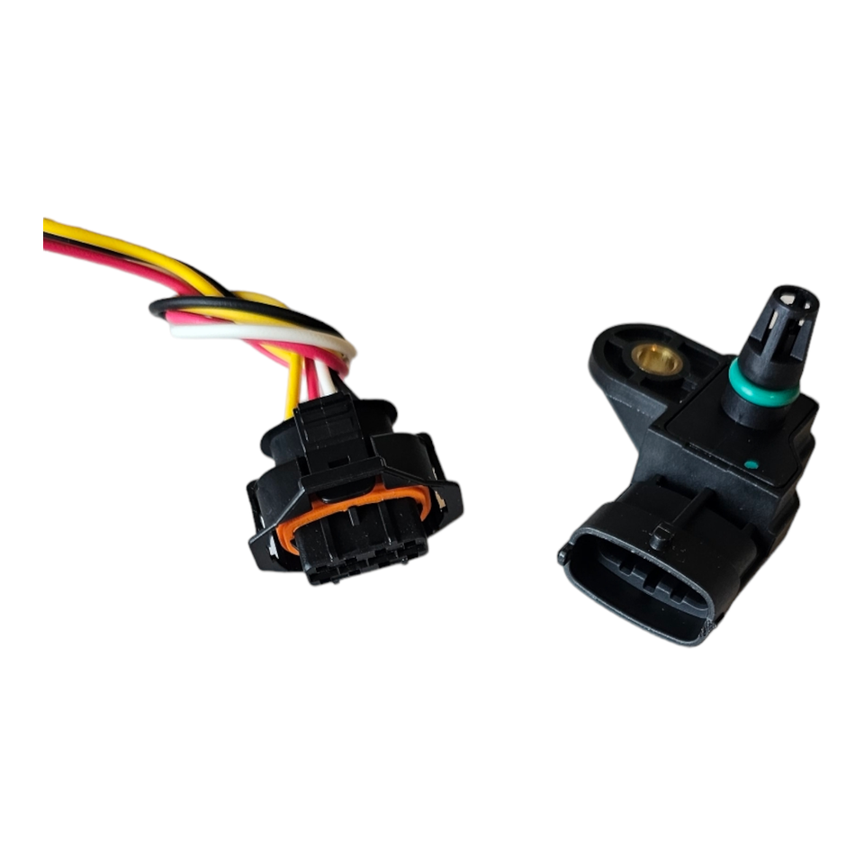 OE Spec, MAP Sensor Turbocharger Boost Sensor With connector Fits Ford ...