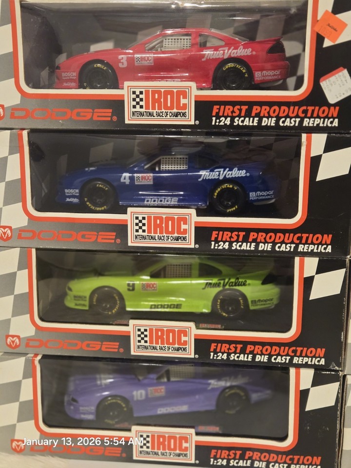 1:24 IROC "Lot of 12" Original Racing Champions True Value Dodge ...