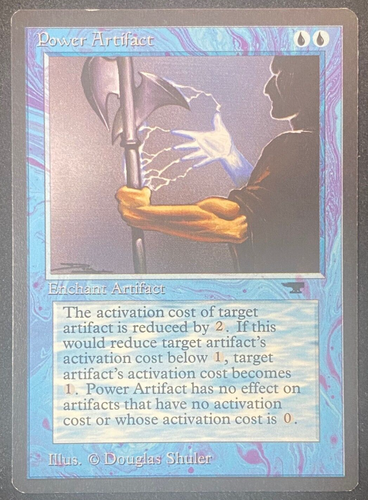 Power Artifact - MTG Magic - Antiquities - Misprint Crimped | eBay