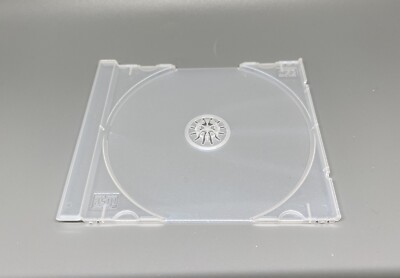 50 PCS NEW STANDARD SINGLE CD TRAY WITH CDA LOGO, OPAL, TRAY ONLY, MADE ...
