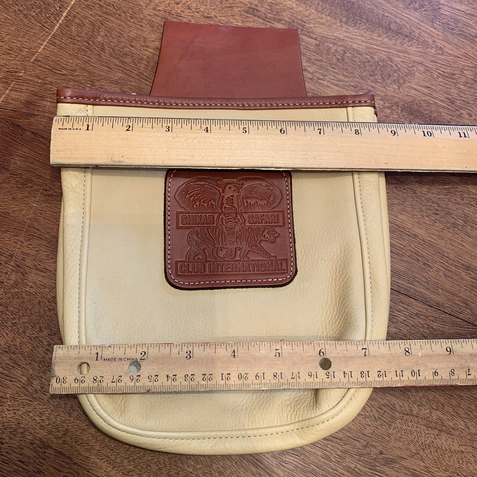 Shikar Safari Club Blake Jones Custom All Leather Skeet Shell Belt Loop ...