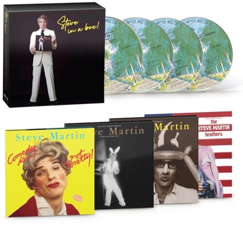 STEVE MARTIN **STEVE IN A BOX **BRAND NEW FACTORY SEALED 4 CD BOX SET ...
