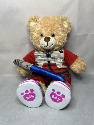 BAB STAR WARS Poe Dameron Rebel Pilot Outfit Clothes 17" Bear Plush w ...