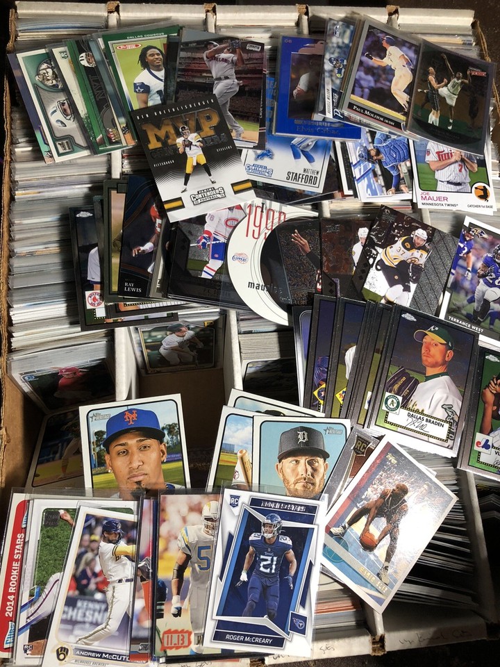 Sports Card Lot Huge 5 Row Box Full 5000 Cards | eBay