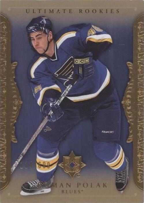 2006-07 Ultimate Collection - Ultimate Rookies Roman Polak #91 /699 (RC ...