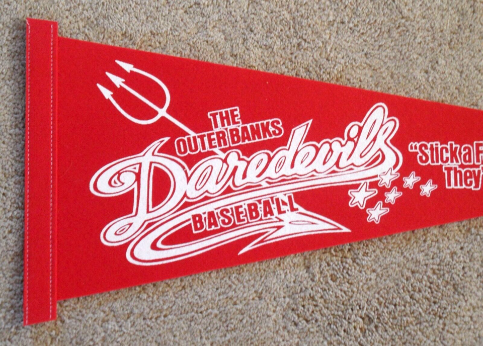 orig. 1997-2000s OUTER BANKS DAREDEVILS *Baseball Pennant* Coastal ...