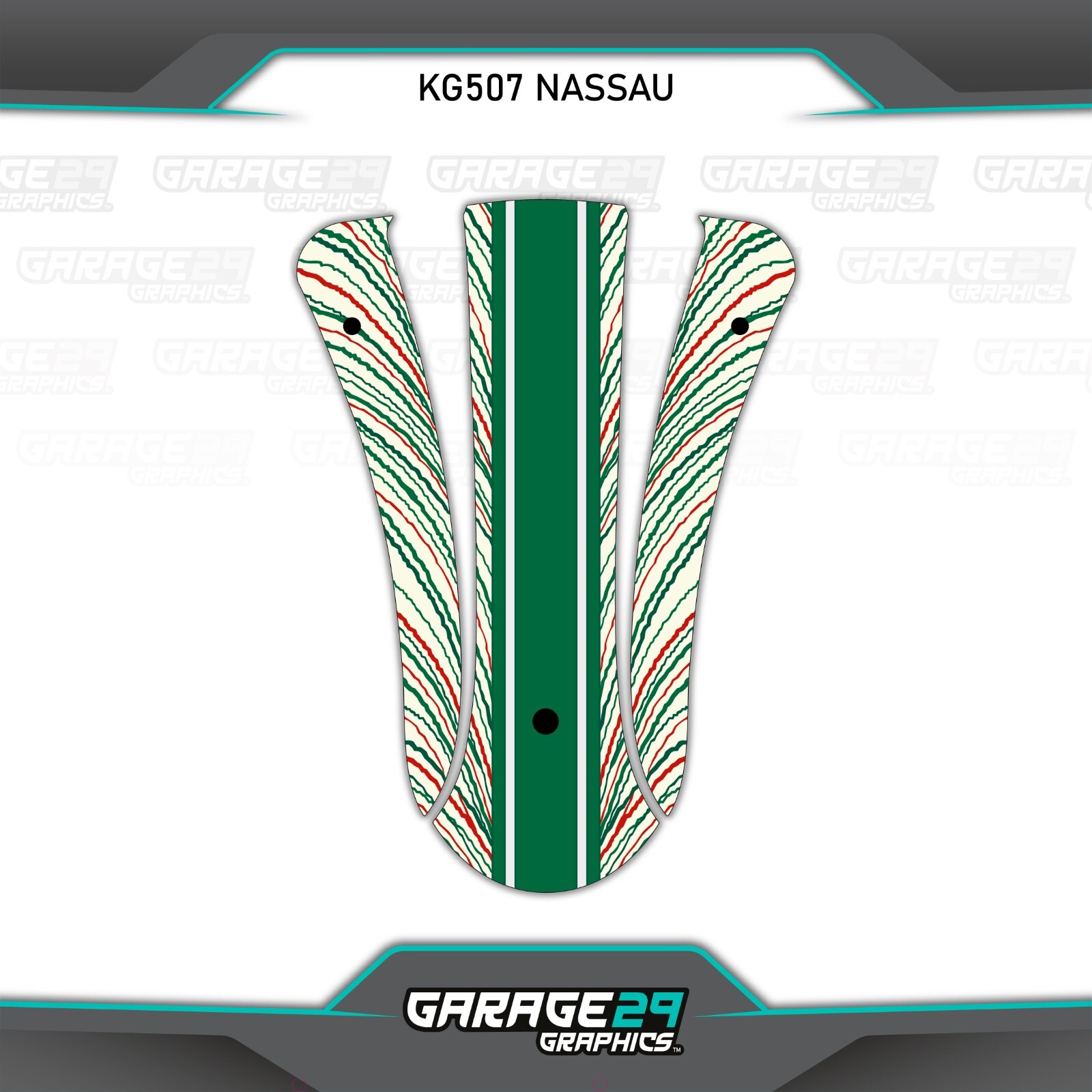 Tony Kart Style KG507 Nassau Panel Sticker Kit - Kart graphics kit | eBay