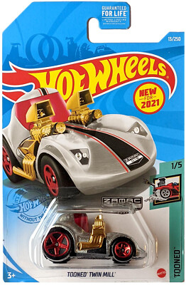 Hot Wheels Tooned Twin Miill Zamac HW Tooned 1:64 3 Inch Diecast Model ...