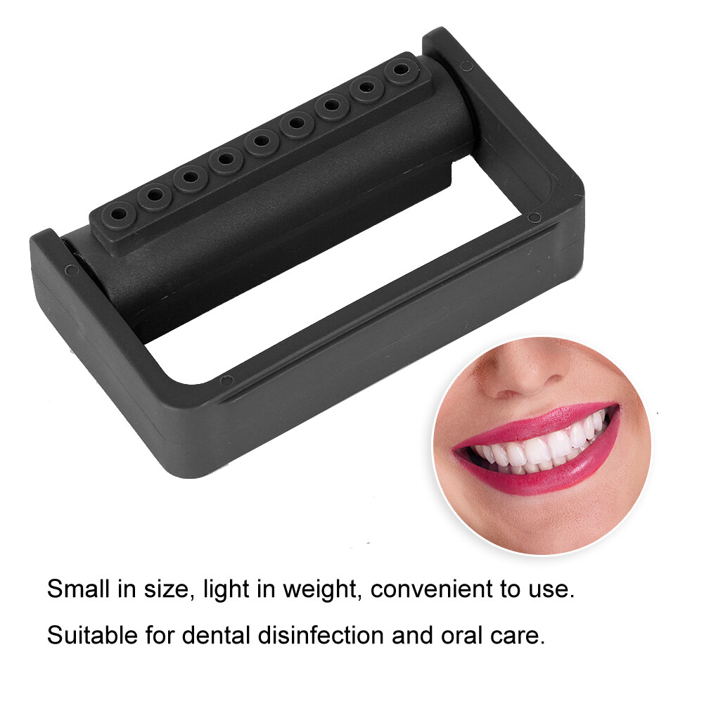 9 Holes Dental Bur Block Holder Stand Autoclave Disinfection Box For ...