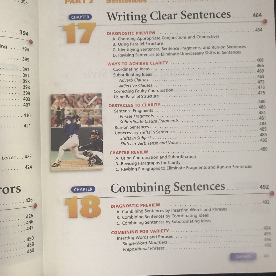 Holt Handbook, 6th Course, Grammar, Usage, Mechanics, Sentences ...