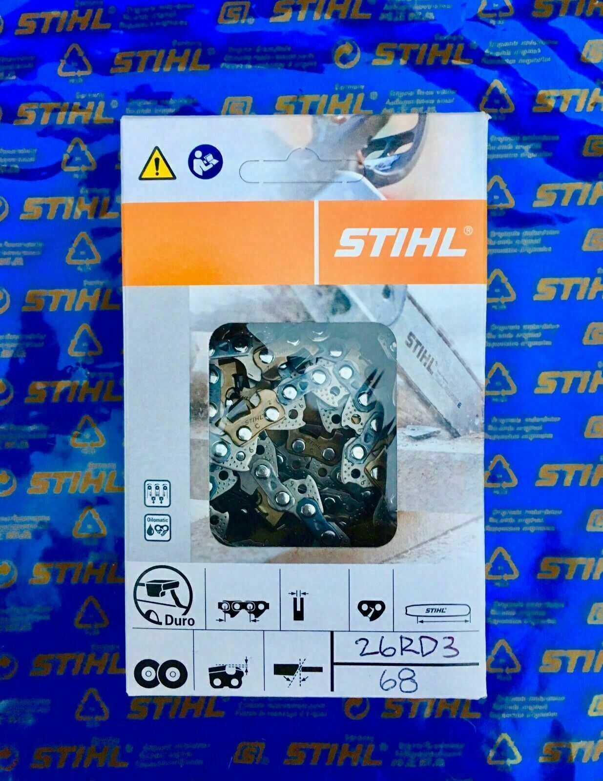 STIHL 26RD or .325 x .063 TUNGSTEN TIPPED "DURO" CHAIN...THE WORLD"s ...