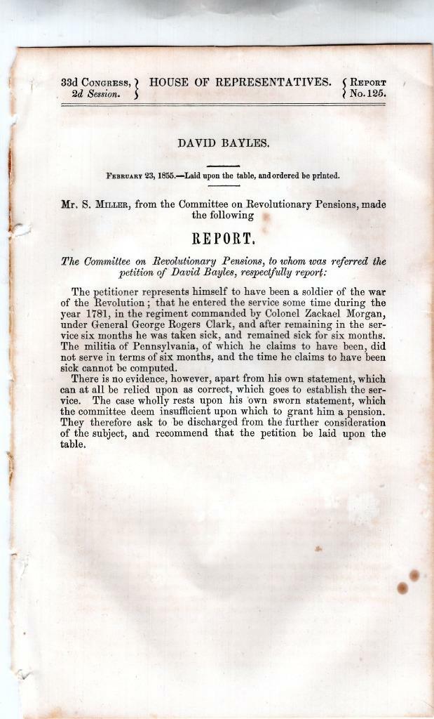 David Bayles Pension | eBay