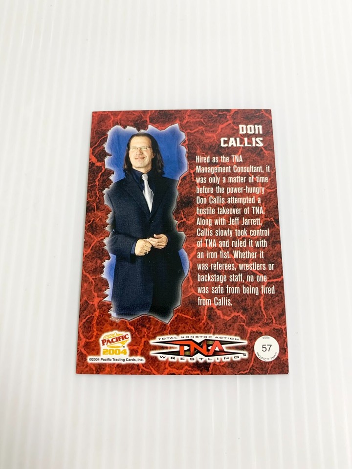 Don Callis 2004 Pacific TNA Impact Wrestling Card # 57 | eBay