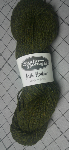 1 Studio Donegal Irish Heather Yarn, Kilcar, Co, Ireland Olive Grn ...