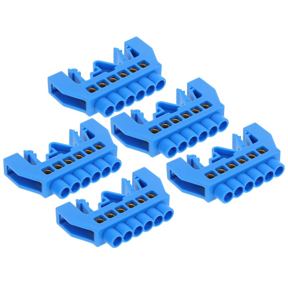 5 PCS Screw Terminal Bus Bar Wire Connection Block Ground Connector ...