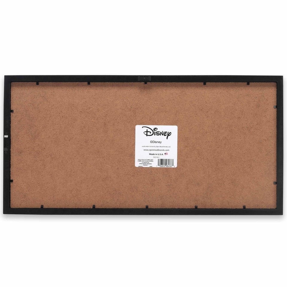 Disney Mickey Mouse Merry Christmas Framed Wood Wall Decor - Large ...