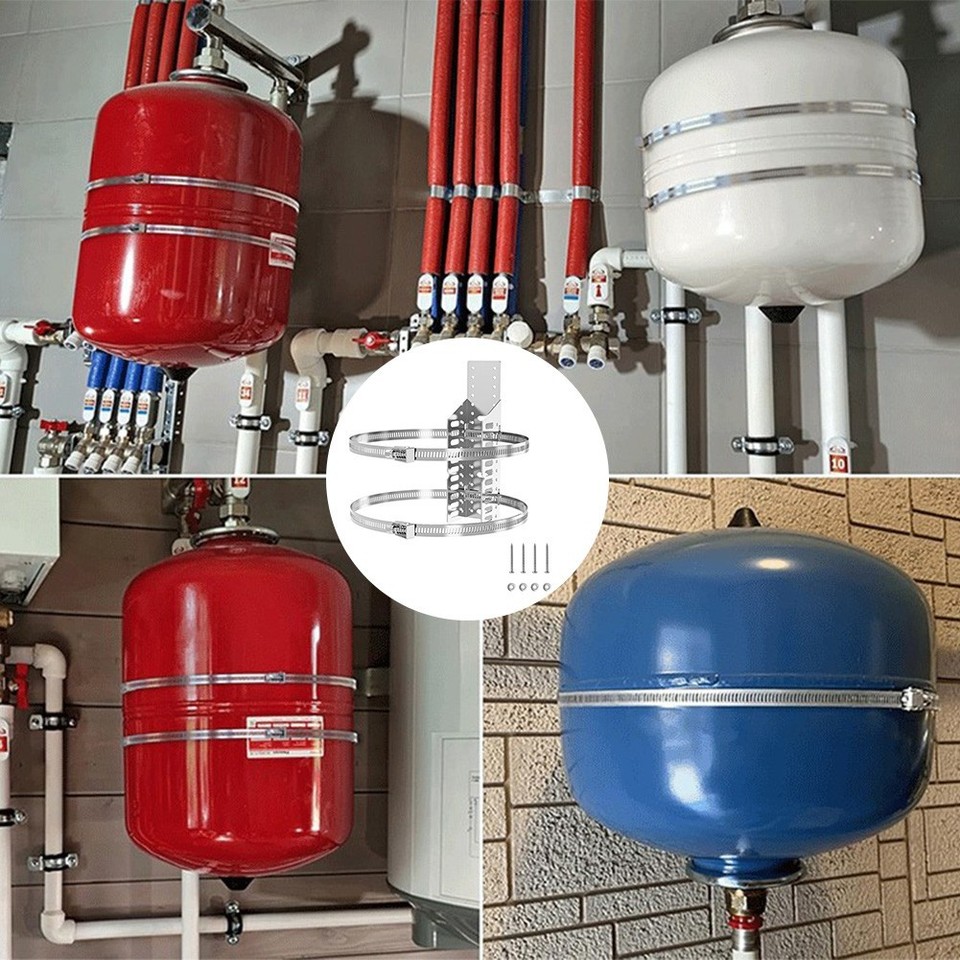 Shock Absorbing Water Heater Expansion Tank Wall Bracket Stainless ...