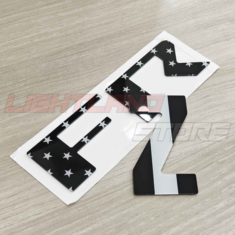 2022-2025 Flag Tailgate emblem Letters Nameplate Replacement Insert For ...