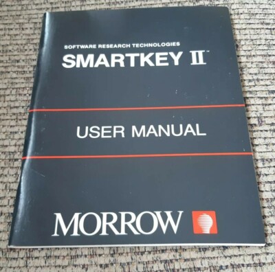 SMARTKEY II vintage computer software User's Guide MORROW DESIGNS 1983 ...