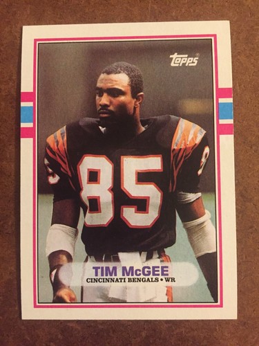 Tim McGee 29 Topps 1989 NFL Football Trading Card | eBay