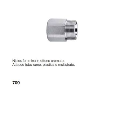 Niplex Femelle en Laiton Chrome Arteclima 3/4 " Code AC70934 | eBay