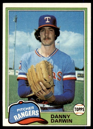 1981 TOPPS DANNY DARWIN . TEXAS RANGERS #22 | eBay