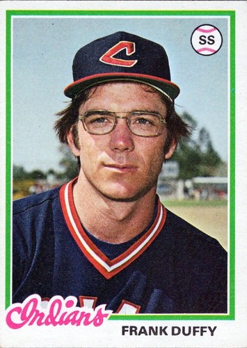 1978 Topps #511 Frank Duffy Cleveland Indians EX | eBay