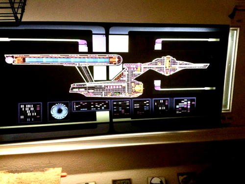 StAr TrEk TOS prop mSD Entereprise computer lcars Transligh print ...