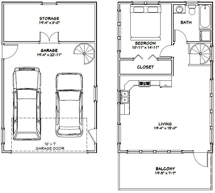 Automotive Garage Floor Plan