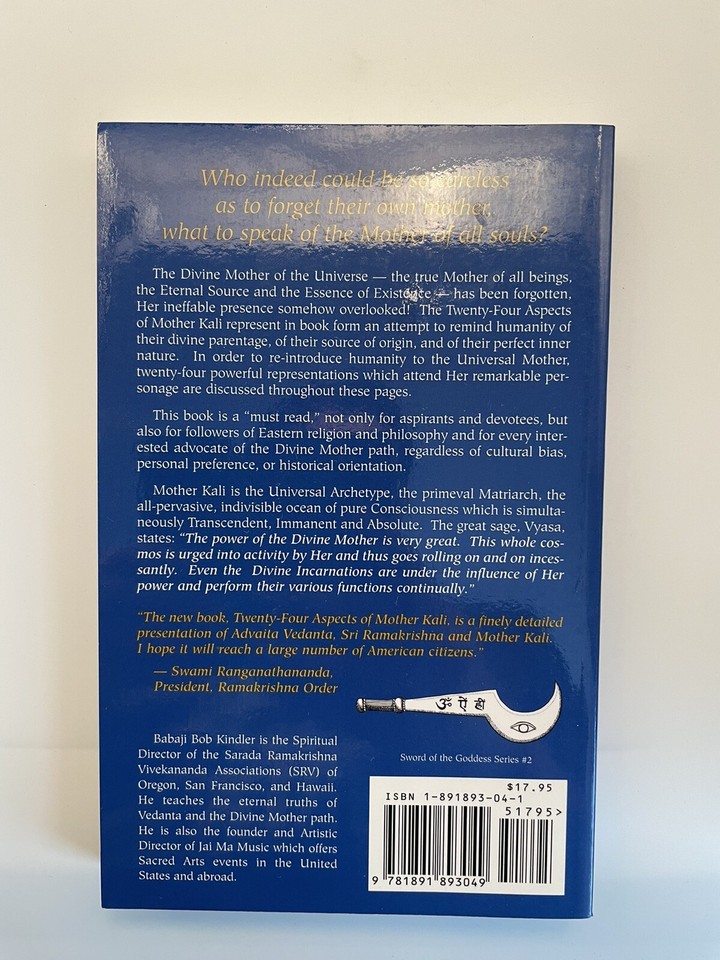 Twenty-Four Aspects of Mother Kali by Babaji Bob Kindler Paperback New ...