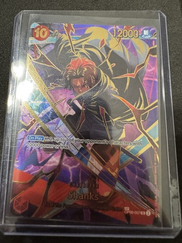 PRB-02 OP06-007 Shanks SP (Parallel) English One Piece TCG The Best Vol ...