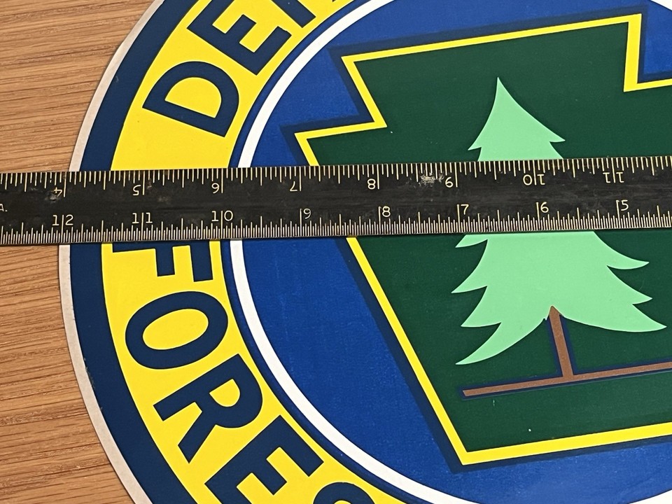 VINTAGE LOT OF PENNSYLVANIA FORESTRY PATCHES DCNR, LARGE DECAL, YOUTH ...