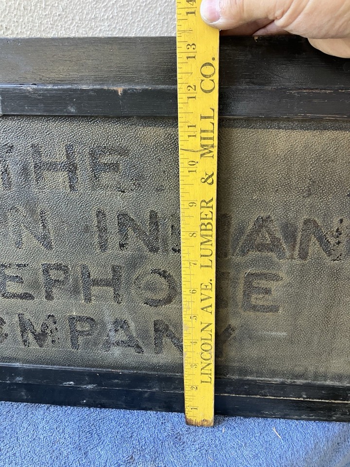 Vintage Antique Telephone Company Sign | eBay