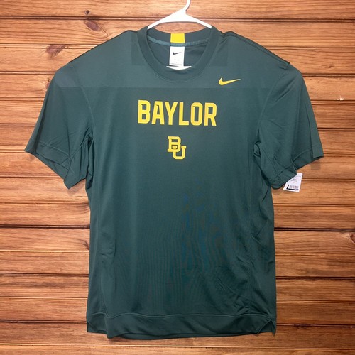 Nike Baylor University Performance T Shirt Mens Small Dri Fit Green ...