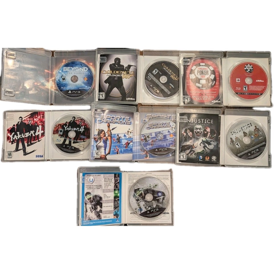 LOT OF 7 PS3 Playstation 3 Games Bundle Tested & Working CIB Complete ...