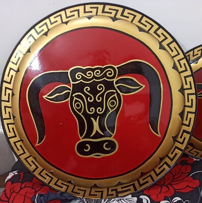 Beautiful Stylish Brazen Bull Authentic Ancient Greek Hoplite 32 inch ...
