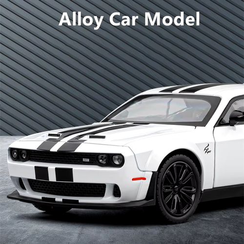 1:24 Dodge Challenger SRT Hellcat Alloy Musle Car Model Diecasts Metal ...