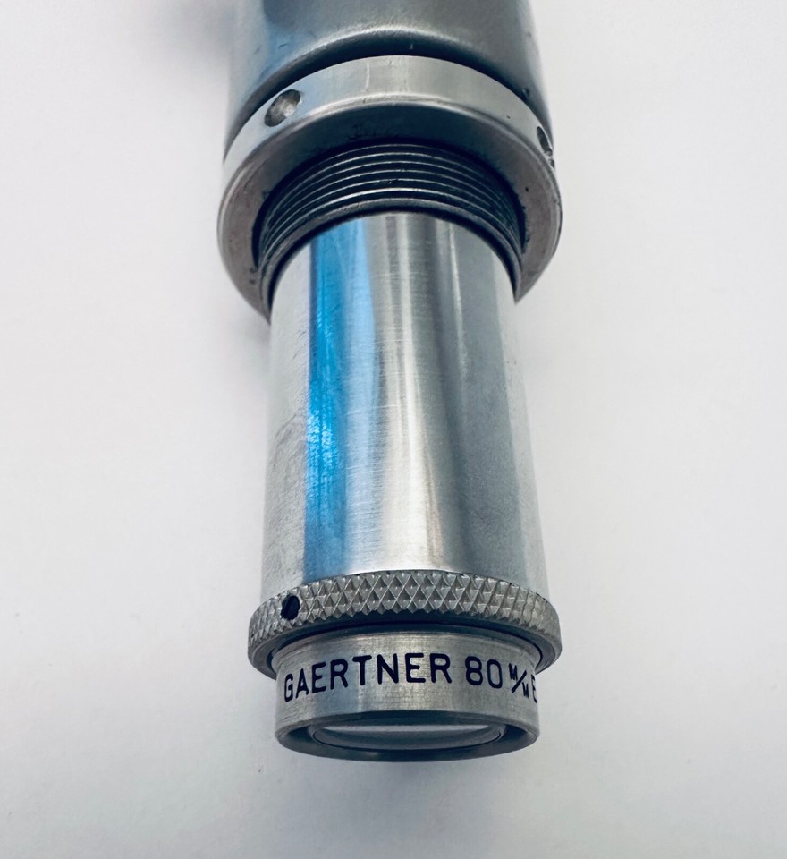 GAERTNER Slide Microscope American Optical 10X Filar Micrometer & 80mm ...