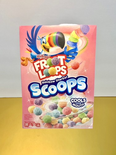 〽️New Special Edition Kelloggs Froot Loops Rainbow Sherbet SCOOPS ...