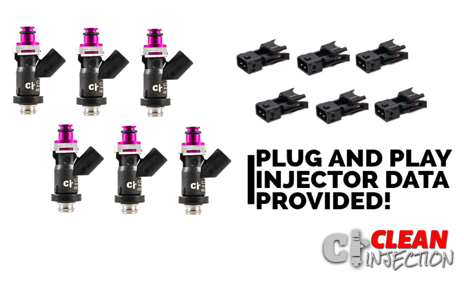 ACURA MDX CL 2001-03 450cc fuel injectors 3.2L 3.5L engine CI450 Series ...