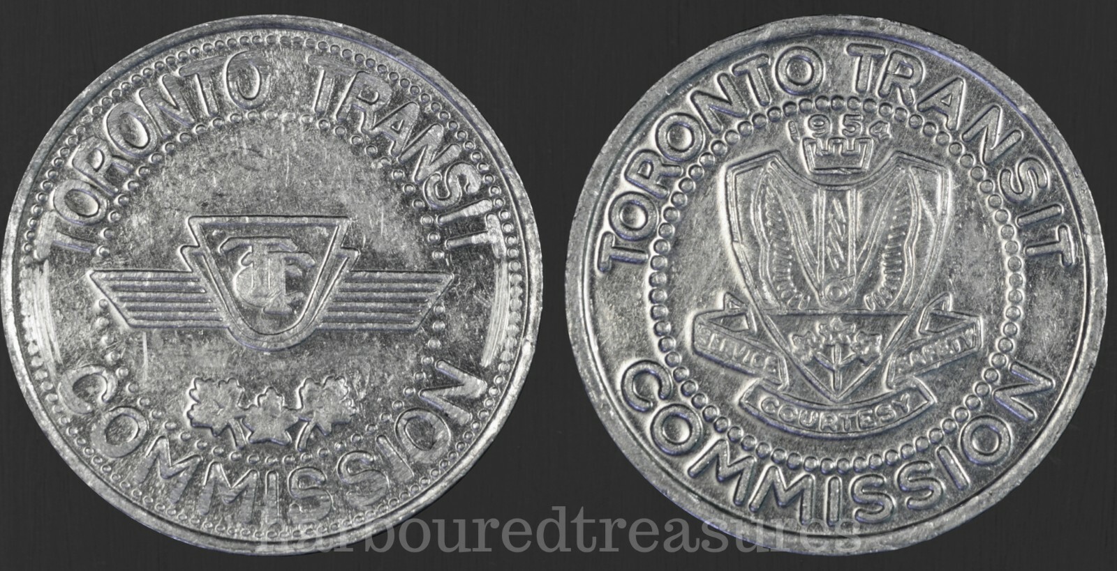 Toronto Transit Commission Subway Token 1954 - 1975 | eBay