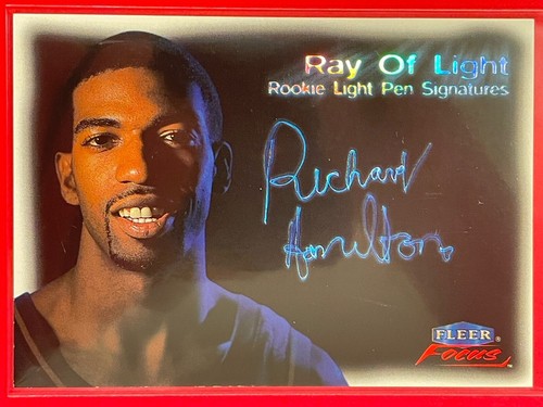 1999-00 Fleer Focus Richard Hamilton Ray Of Light Rookie RC #9RL ...