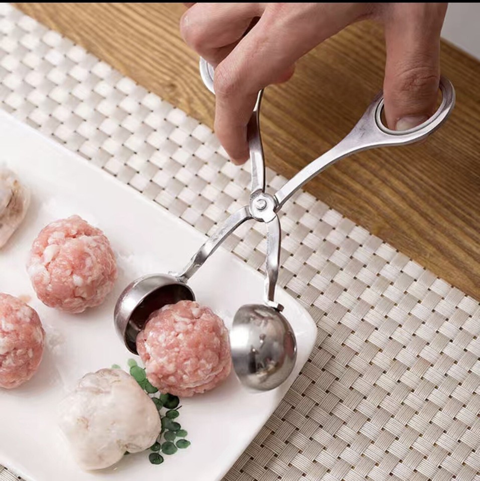 Meatball Maker Spoon Non Stick Thick Stainless Steel Meat Baller- Small ...