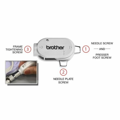 Brother SAMDRIVER1 Multi Purpose Embroidery Hoop Screwdriver | eBay