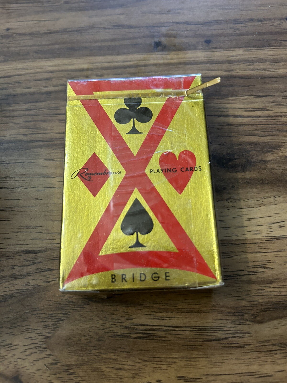 Vtg Remembrance Bridge Card Deck - CITY PATTERN & FOUNDRY South Bend IN ...