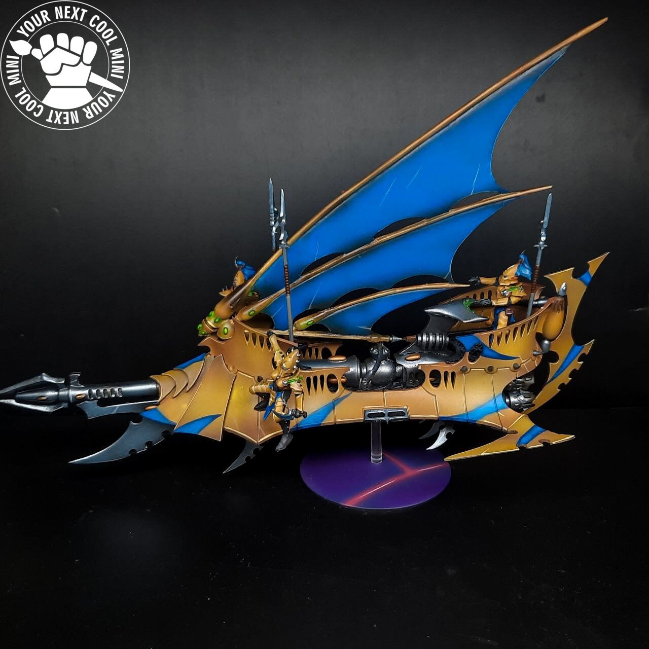 Warhammer 40K Dark Eldar Reaper pro painted | eBay