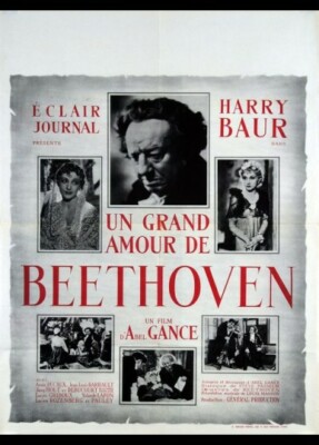 affiche du film UN GRAND AMOUR DE BEETHOVEN 60x80 cm | eBay